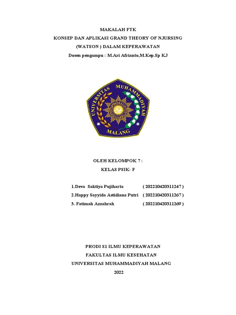 Makalah FTK-1 | PDF