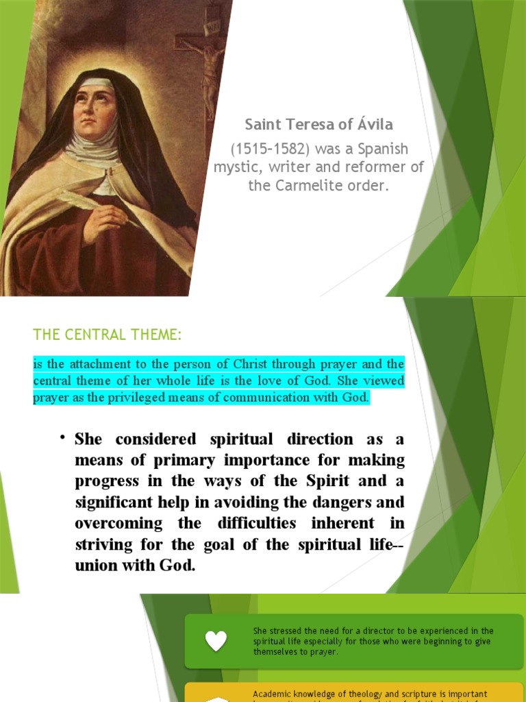 St. Teresa of Avila and Spiritual Direction | PDF