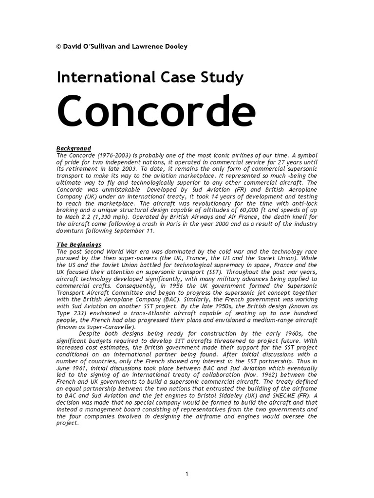 Concorde | PDF