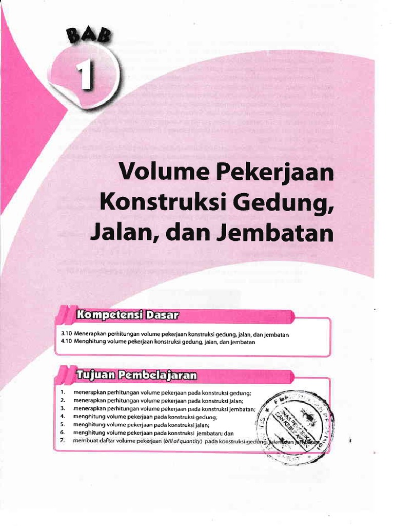 Volume Pekerjaan | PDF