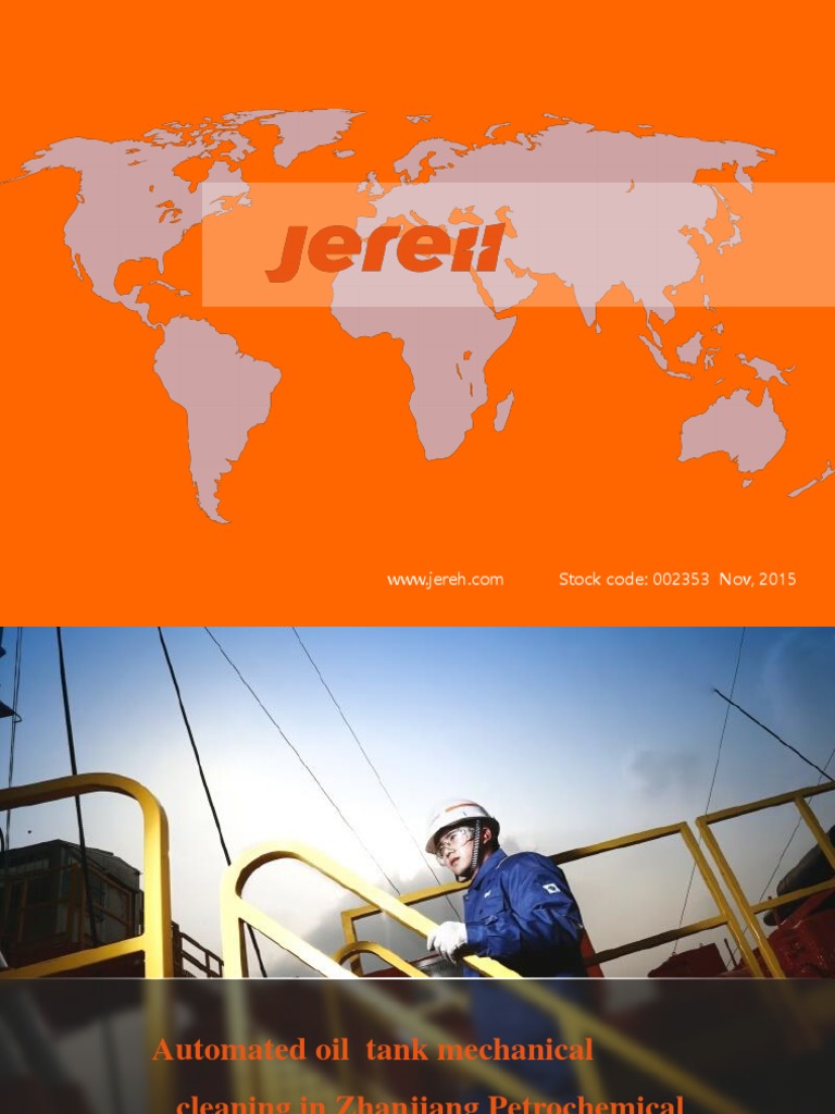 3.2 Jereh Tank Cleaning Presentation | PDF | Petroleum Reservoir ...