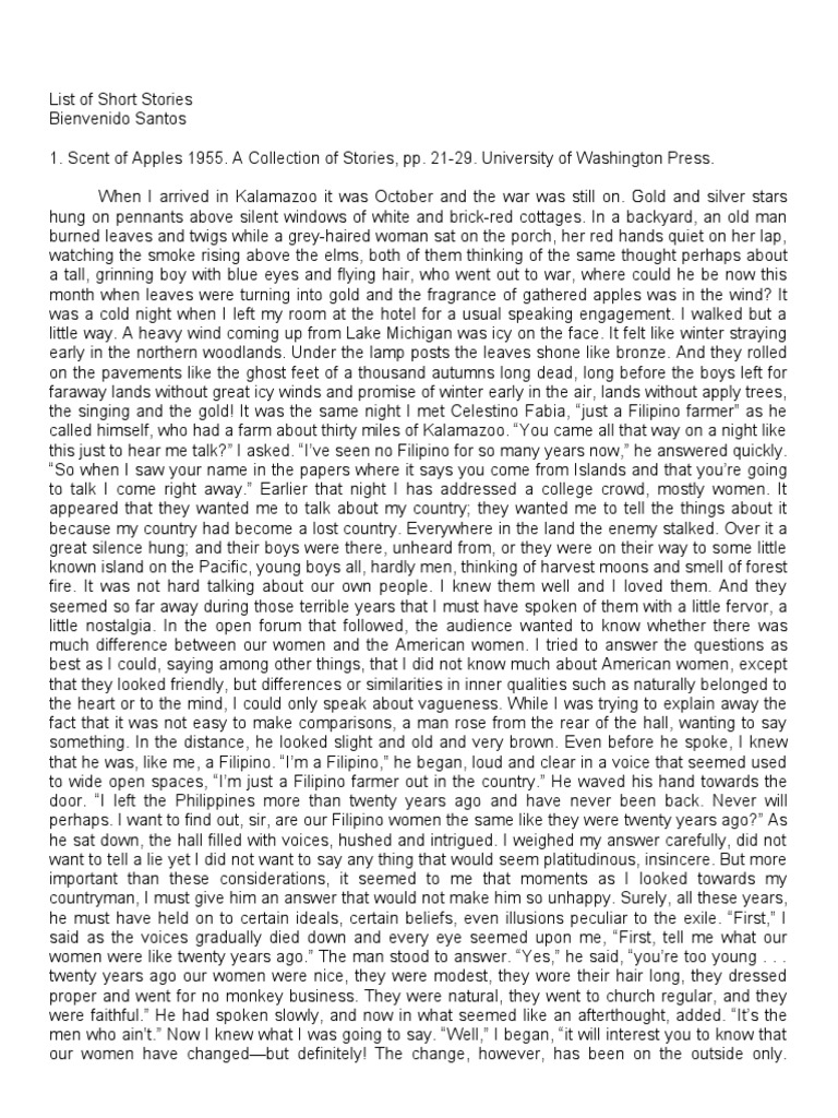 Short Stories Project | PDF