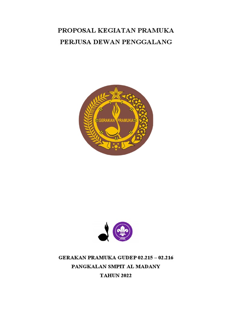 Proposal Perjusa Dewan Penggalang 2022 | PDF