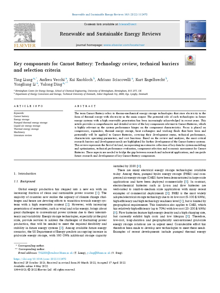 Renewable and Sustainable Energy Reviews | PDF