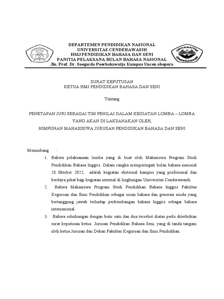 SK Juri Bulan BHS | PDF