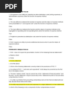 Fabm2 - Statement of Comprehensive Income (Practice Problems) - Answer Key | PDF | Net Income ...