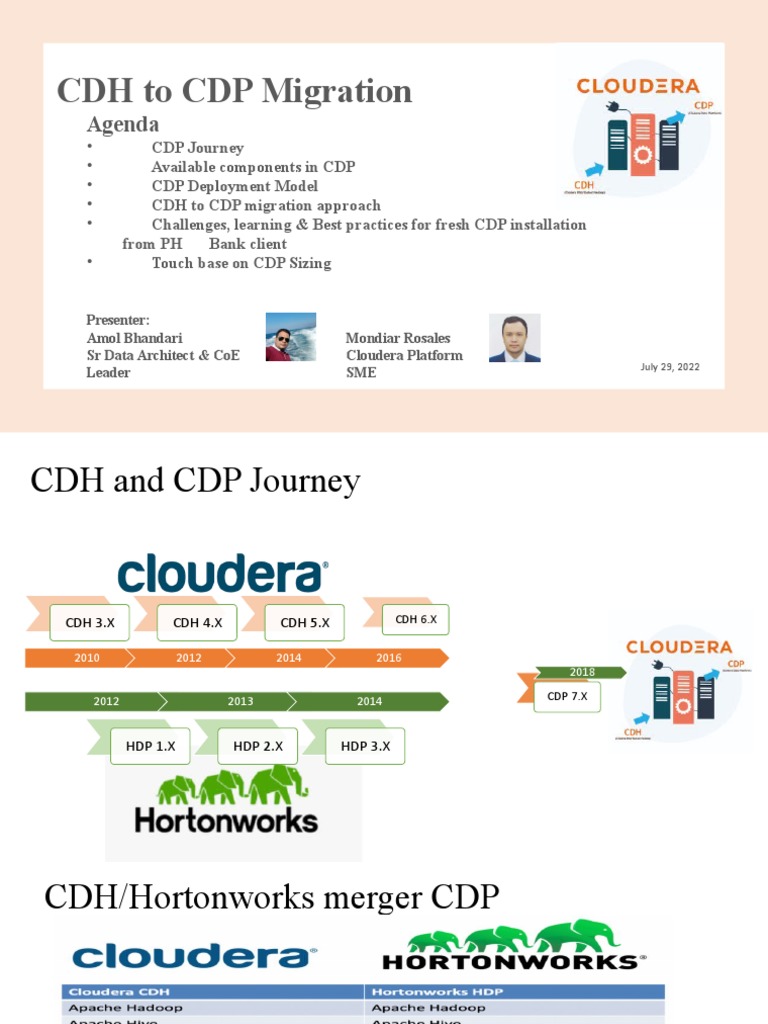 CDH To CDP Migration-July29v3 | PDF | Computers