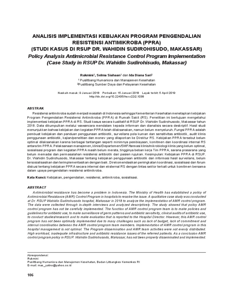 Analisis Implementasi Kebijakan Program | PDF