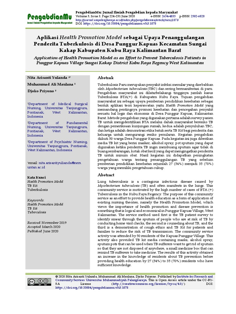 Artikel HPM TBC | PDF