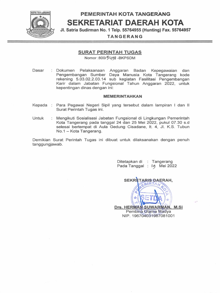 SP Sosialisasi JF 2022 | PDF