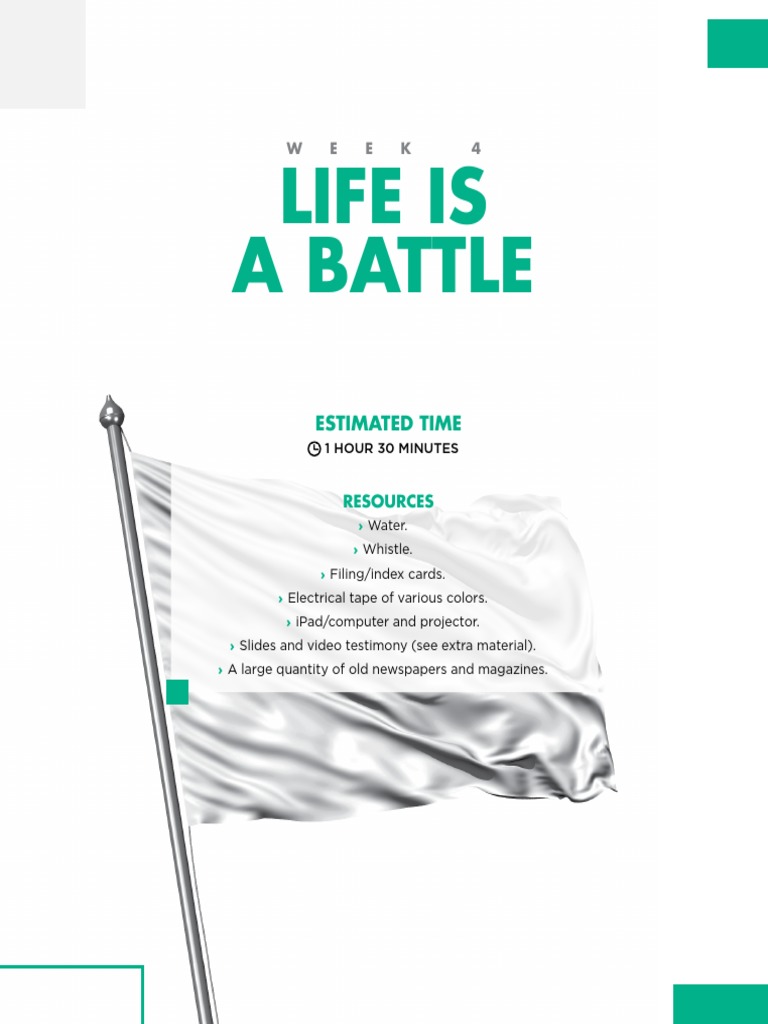 Life Is A Battle | PDF