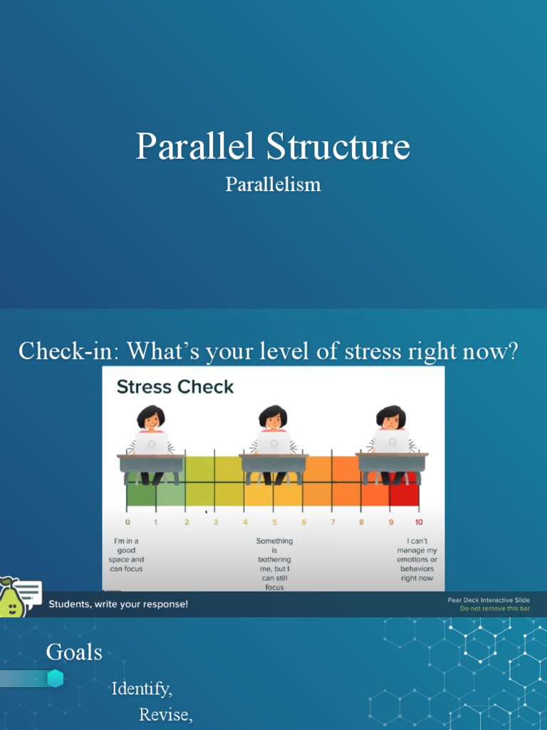 Parallel Structure Lesson - Pear Deck | PDF
