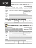Rótulo FPJ-7 para Evidencia Física | PDF | Derecho
