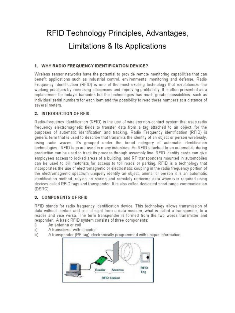 RFID Technology Principles | PDF