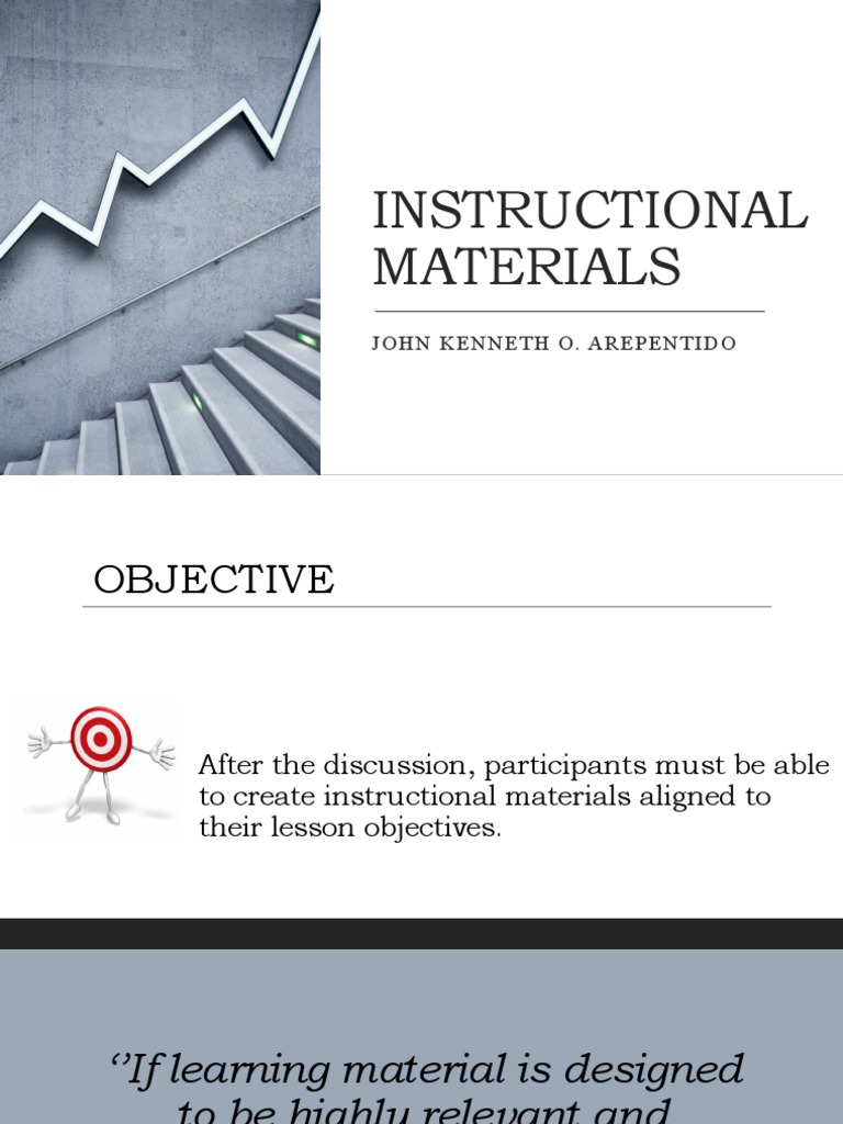 Instructional Materials | PDF