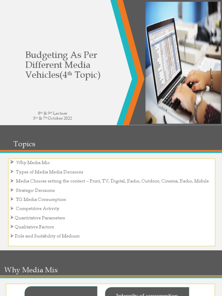 Media Budget - Different Media Vehicles | PDF | Advertising | Television