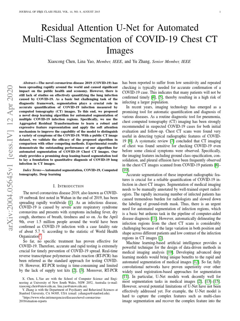 U-Net Multiclass | PDF