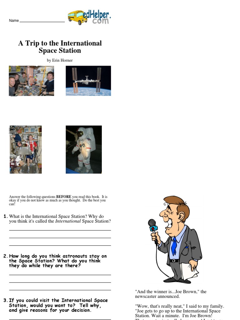 A Trip To The International Space Station | PDF | International Space ...