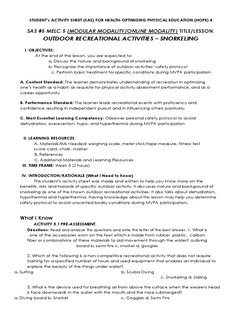 Sas Hope 4 Melc5 | PDF