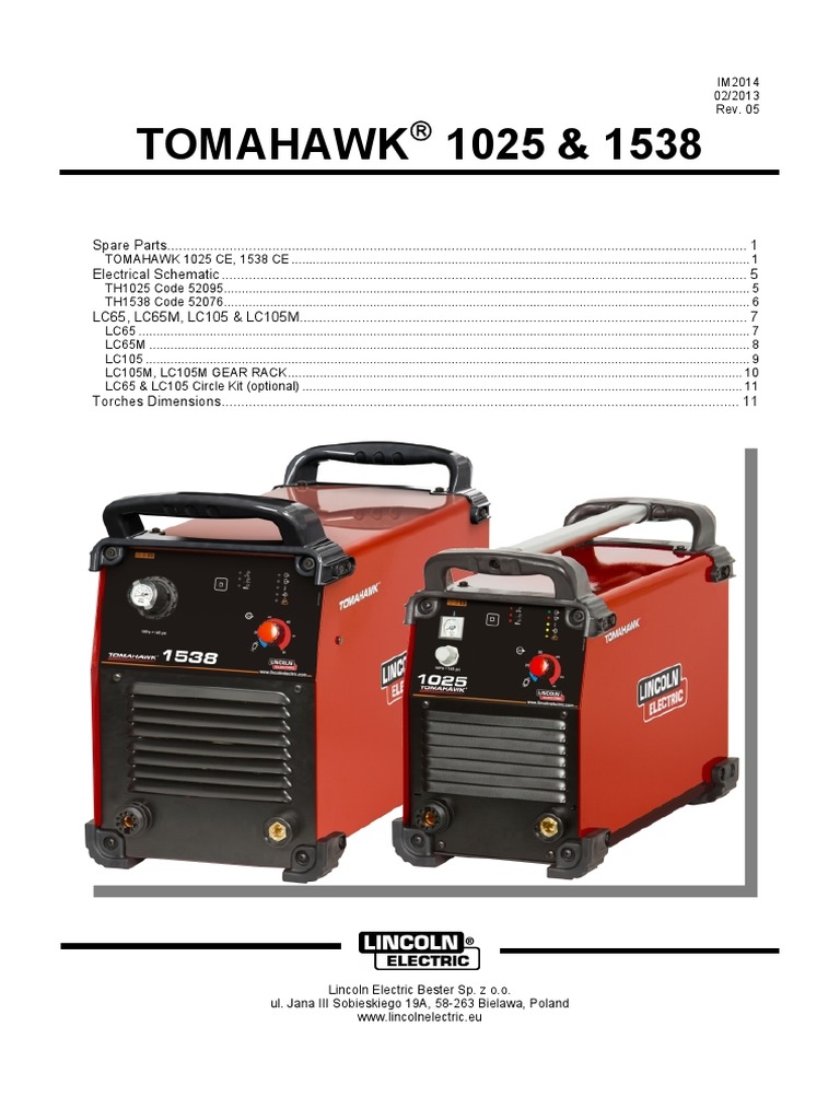 Spare Parts Tomahawk 1025-1538 | PDF | Power Inverter | Electrical Connector