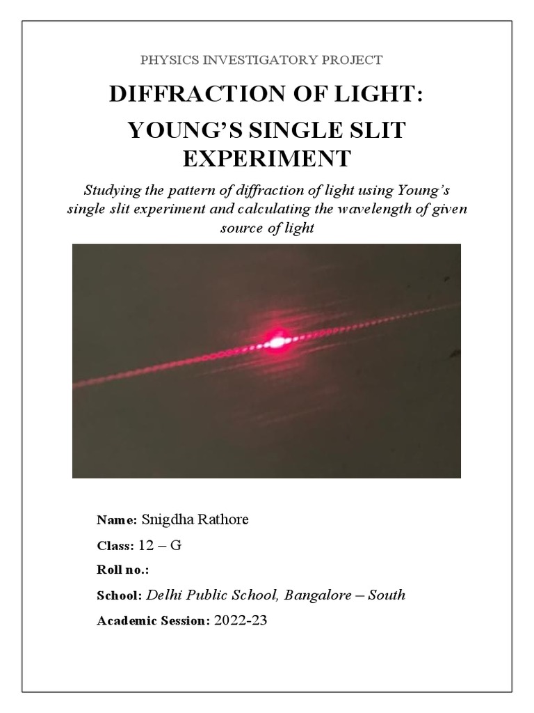 Diffraction | PDF | Diffraction | Light