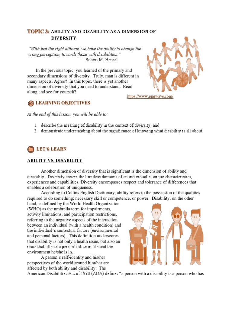 Topic 3 Sped | PDF | Disability | Psychology