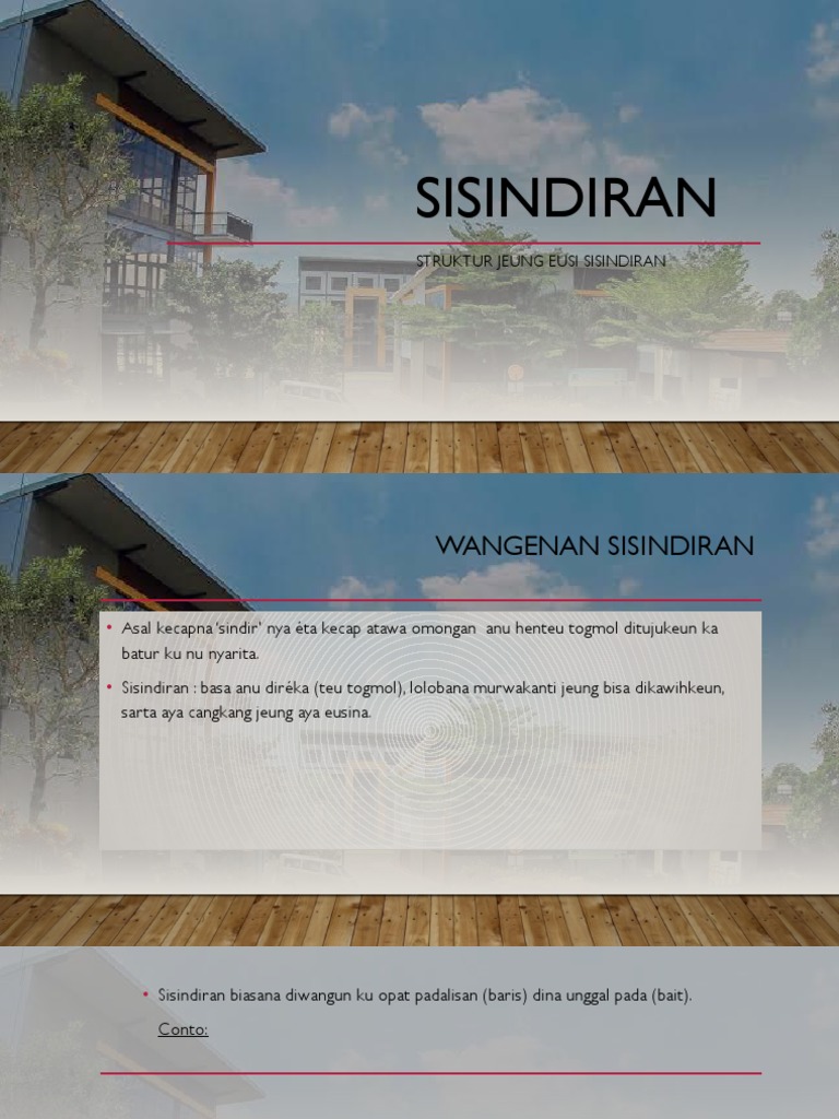 Struktur Jeung Eusi Sisindiran | PDF