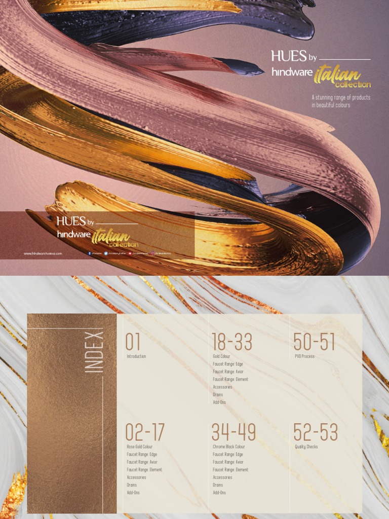 Hues by Hindware | PDF | Tap (Valve) | Chemical Vapor Deposition