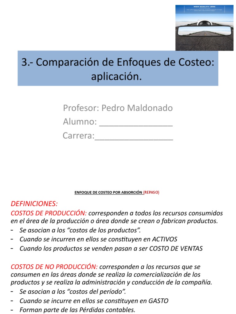 3 Ejercicios Comp Enfoques PMC Canvas 3 | PDF | Costo | Inventario