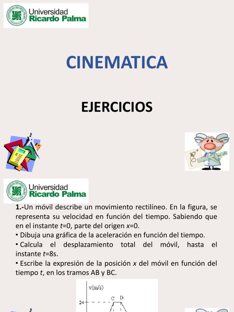 Problemas Resueltos Cinematica | PDF | Velocidad | Cinemática