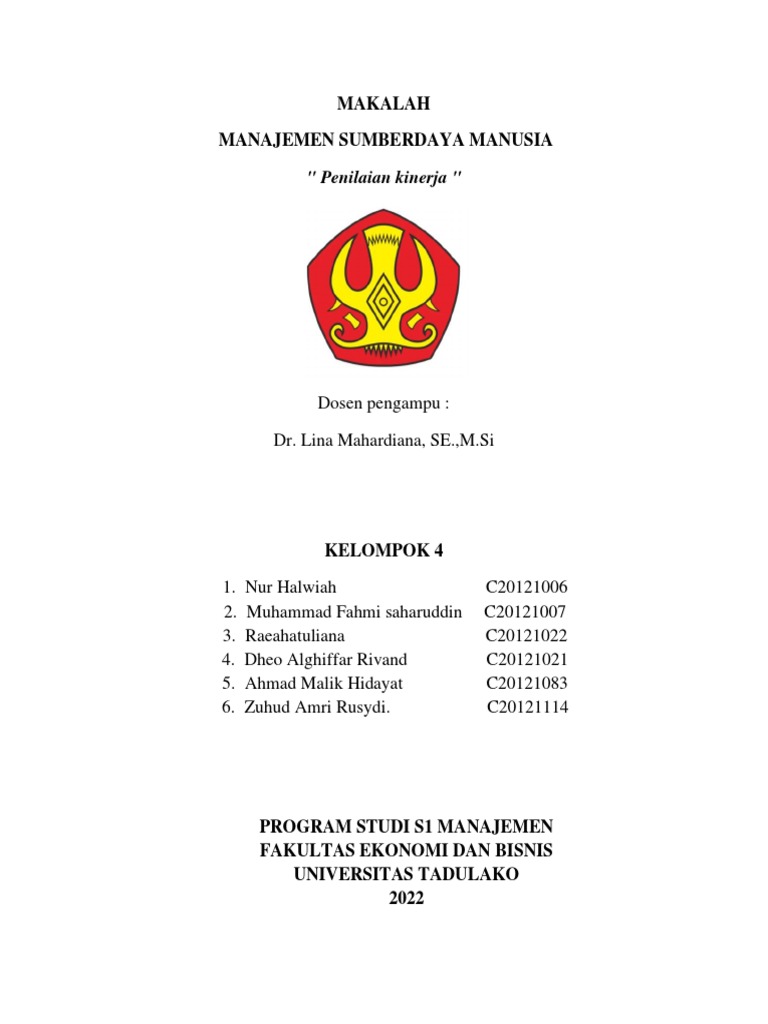 Makalah SDM Kel.4 | PDF