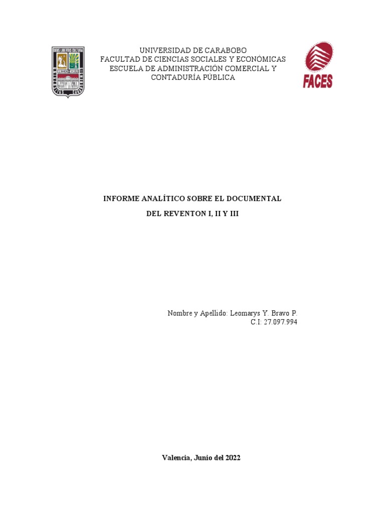 El Reventon | PDF | Venezuela | Petróleo