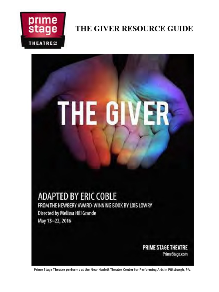 Resouce Guide The Giver | PDF | The Giver