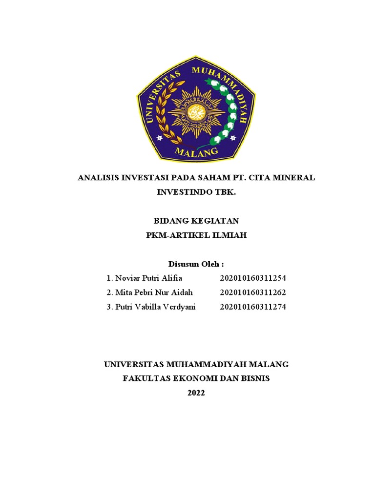 Laporan Hasil Riset Investasi Tpai | PDF