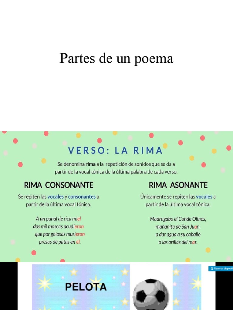 Partes de Un Poema 4° | PDF