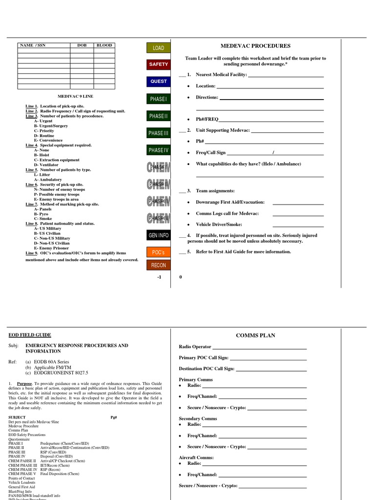 Active EOD Field Guide-1 | PDF | Improvised Explosive Device | Bomb ...
