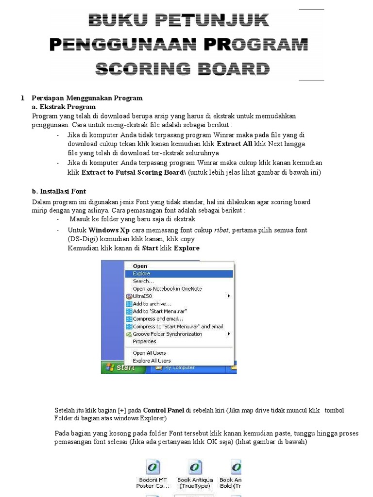 Cara Menggunakan Program | PDF