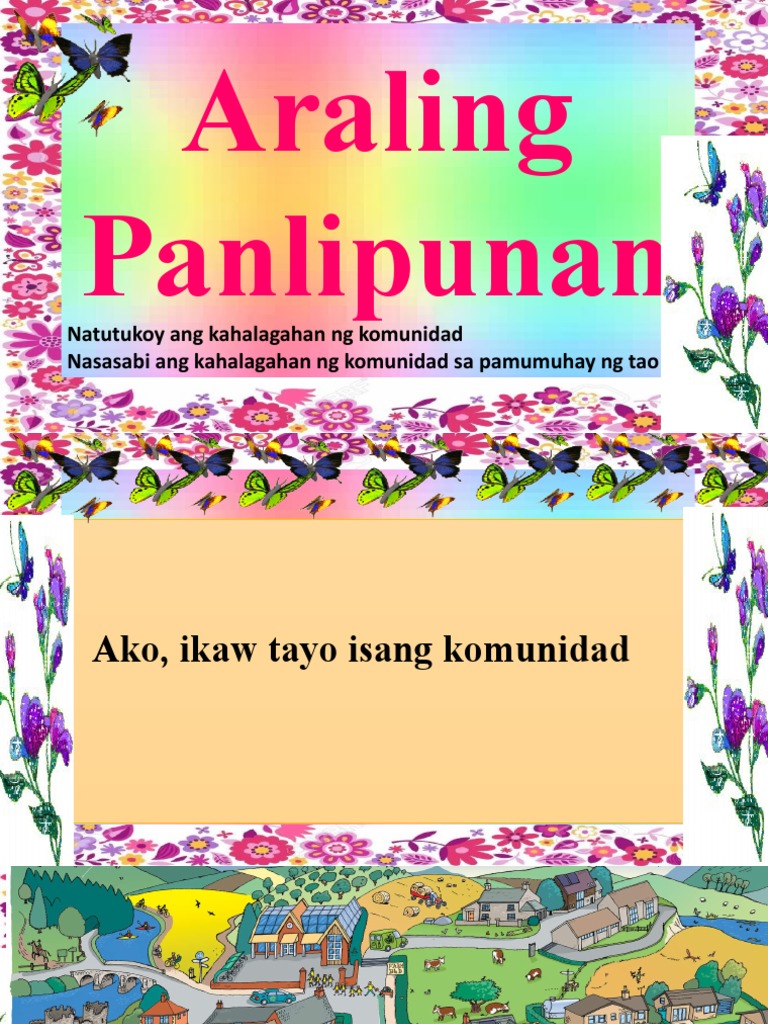 Grade 2 PPT - Araling Panlipunan - 1 | PDF