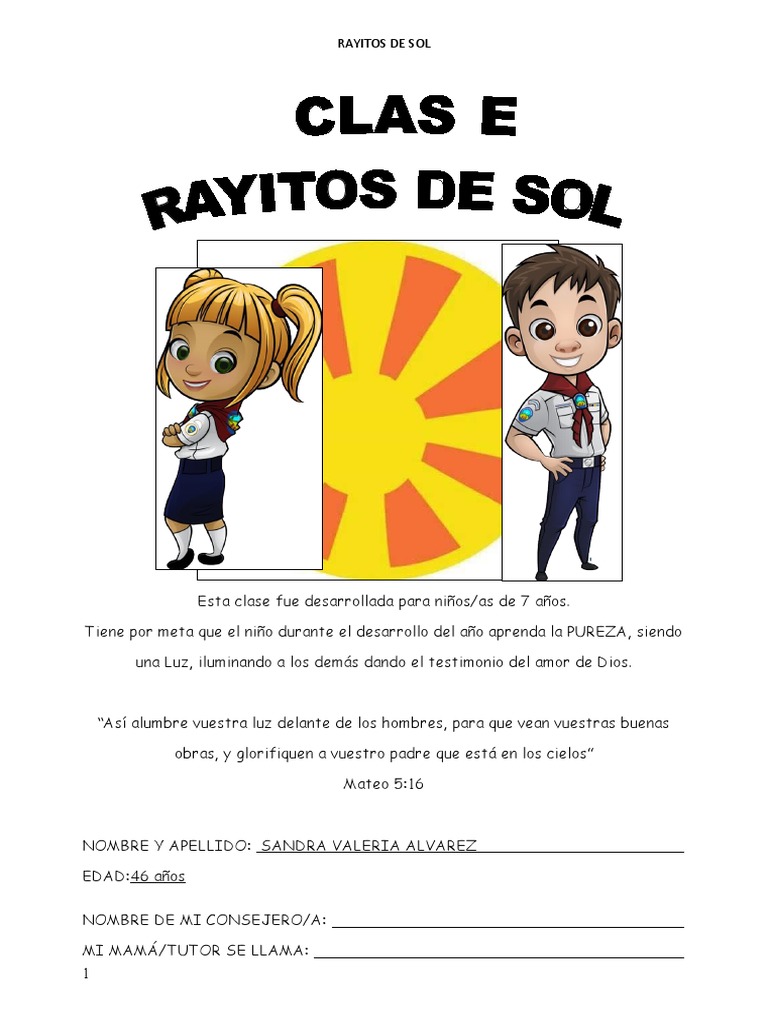 2 - Rayitos de Sol 2021 | PDF | Jesús | Amor