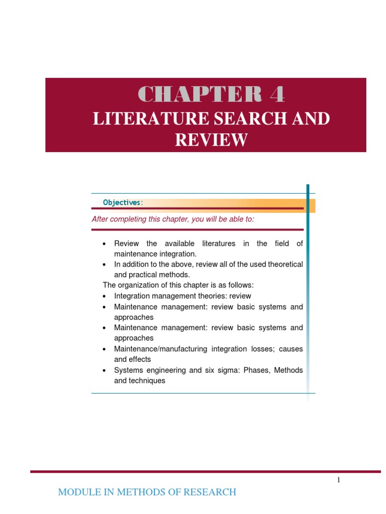 Chapter4 Methods of Research Module | PDF