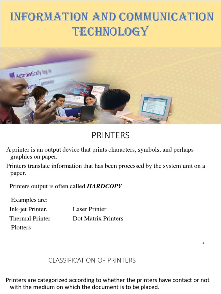 Presentation1 YR1B | PDF | Computer Data Storage | Printer (Computing)