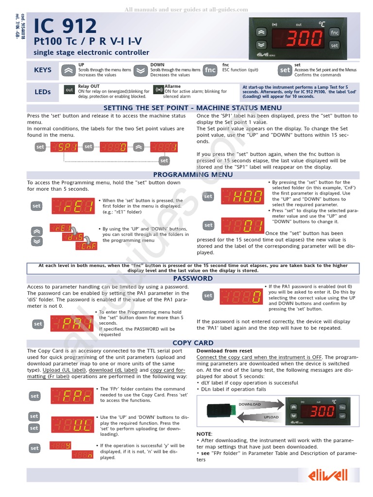 Ic 912 Series | PDF | Menu (Computing) | Electromagnetic Compatibility