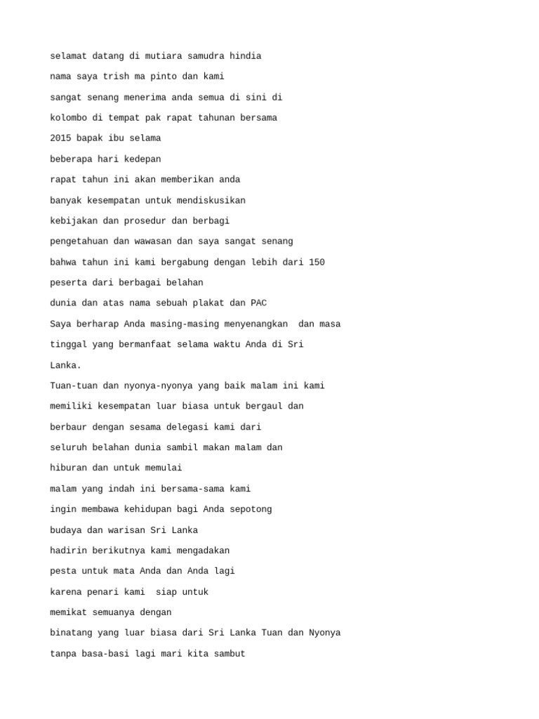 (Indonesian) MC Trishma Pinto Hosting An International Conference ...