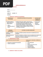 Sesión de Aprendizaje #5 Escribimos Cuentos | PDF | Evaluación | Aprendizaje