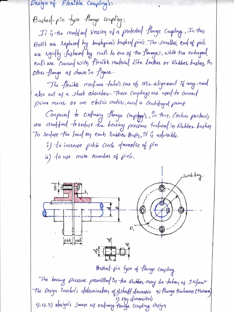 Bushed Pin Type Flange Coupling Guide | PDF