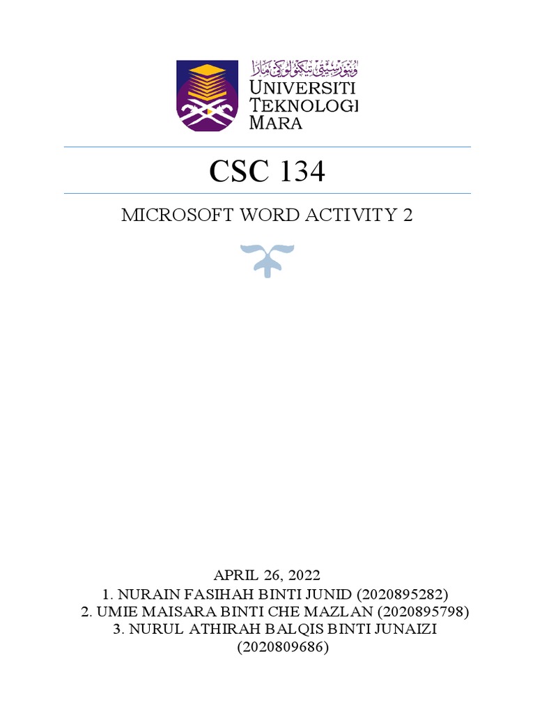 Academic Writing CSC134 | PDF | Computer Data Storage | Hard Disk Drive
