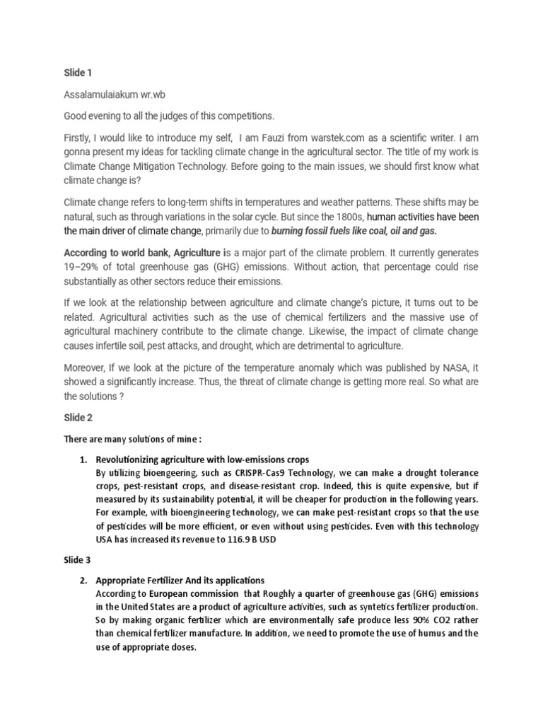 Contoh Skrip Presentasi Dalam Bahasa Inggris | PDF