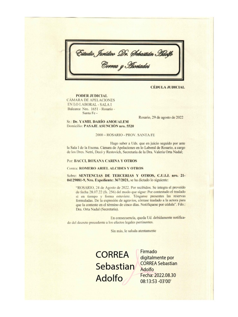 Firma digital de Sebastian Adolfo | PDF
