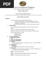 Read and Write Numerals Up To 100 | PDF | Mathematics | Lesson Plan