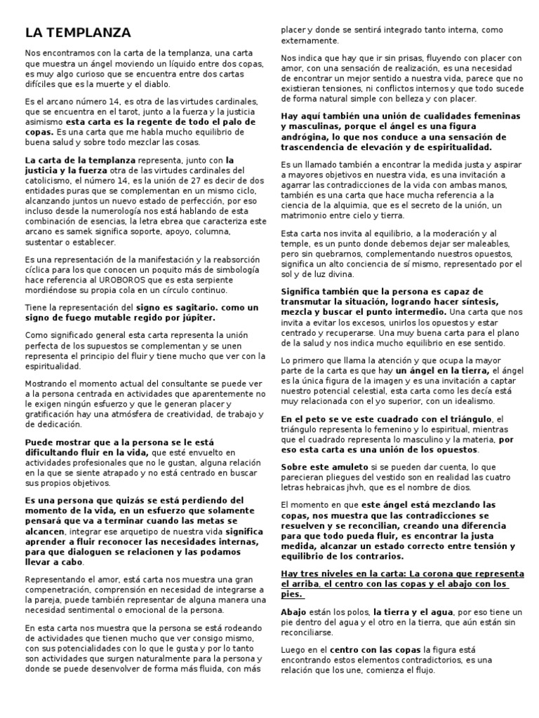 Certificaciones - LA TEMPLANZA | PDF | Amor | Placer